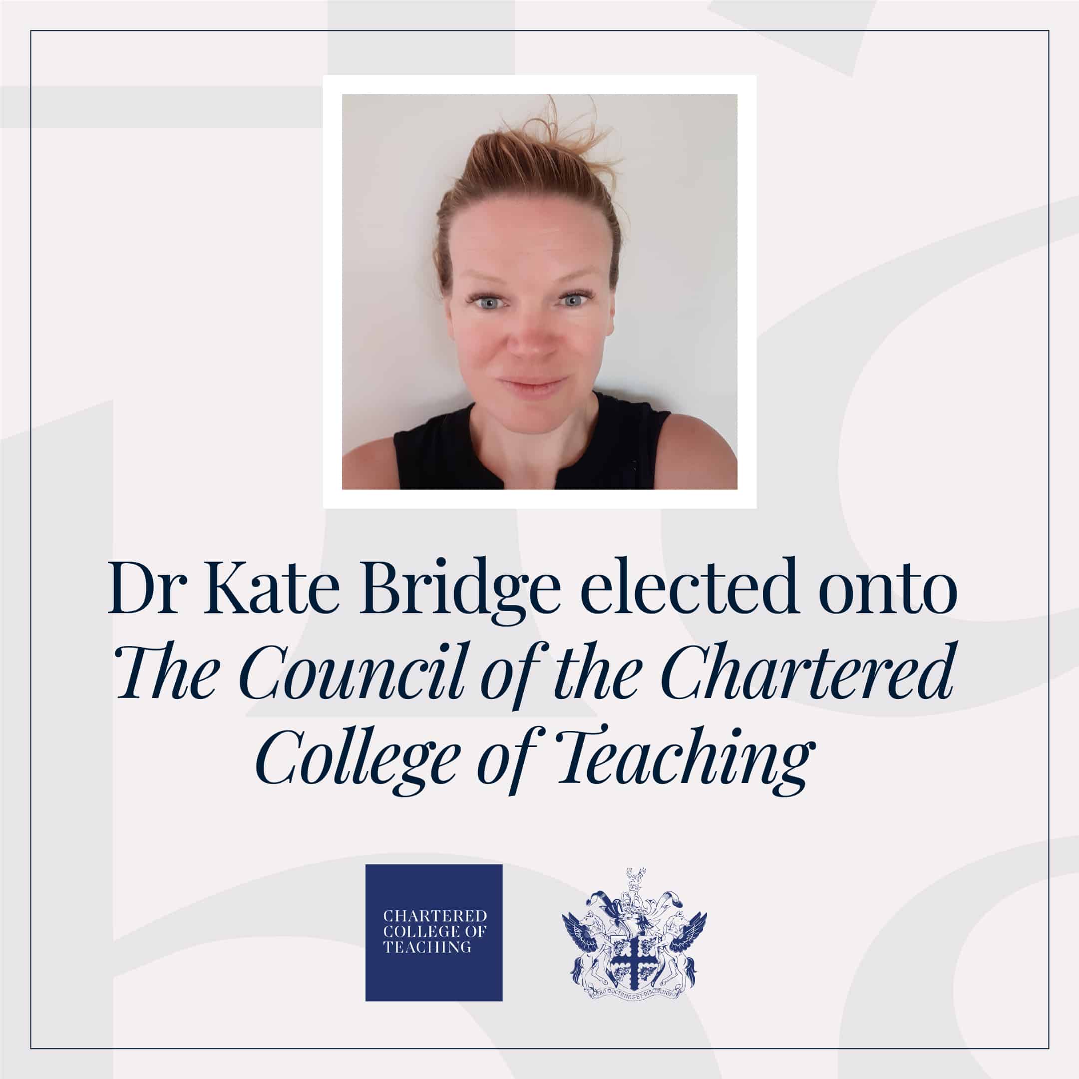 Dr Bridge elected to prestigious teaching council | Habs Girls